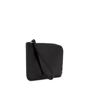 The Row Zipped Wallet - Black Ans | Editorialist